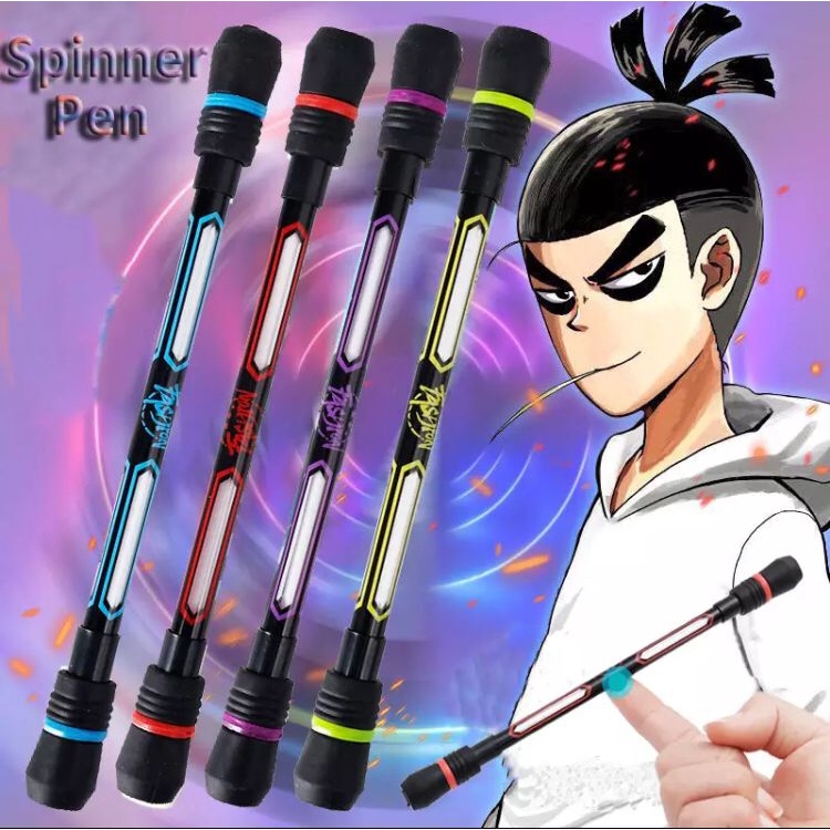 Jual Pen Puter Spinner Toys Spinner Stick Pen Led Pena Spinner Balance ...