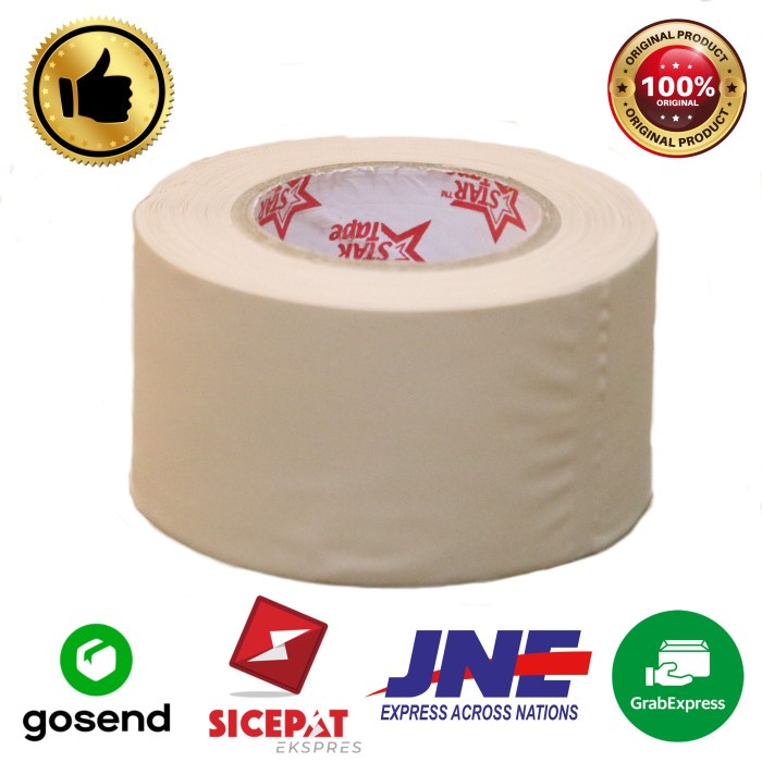 Jual Lem Duct Tape Non Lem Isolasi Lakban Pipa Ac-4540 | Shopee Indonesia