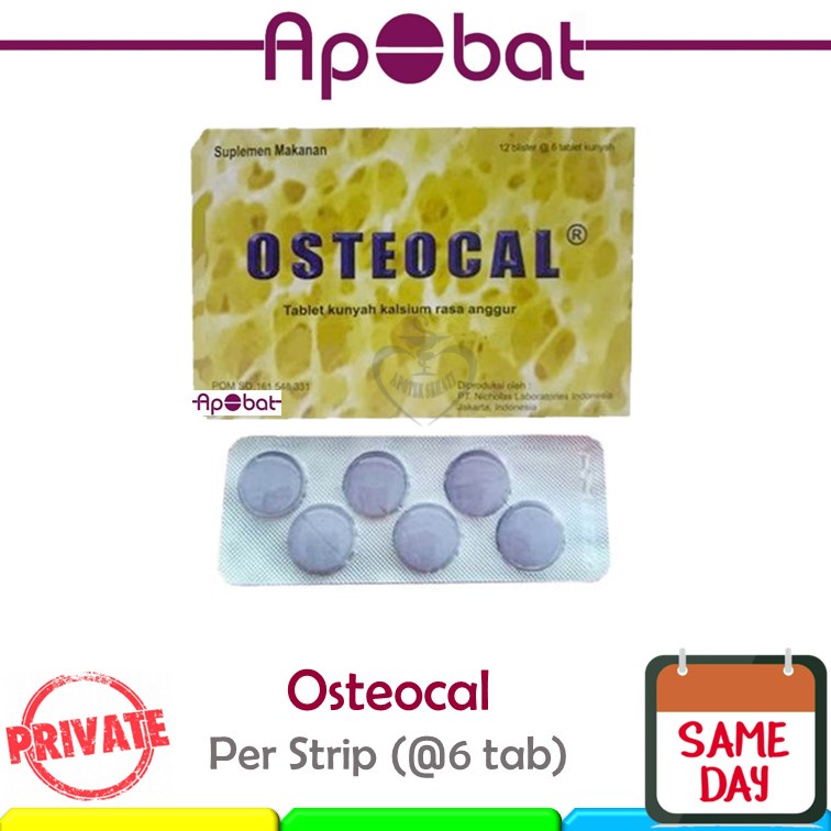 Jual - ApObat - Osteocal Kalsium Vitamin Tulang Oste Osteo Osteokal ...