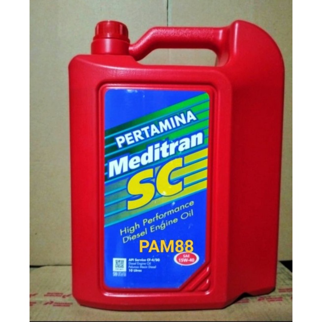 Jual Oli Meditran SC..10 liter..15 W - 40..diesel..SC 40 | Shopee Indonesia