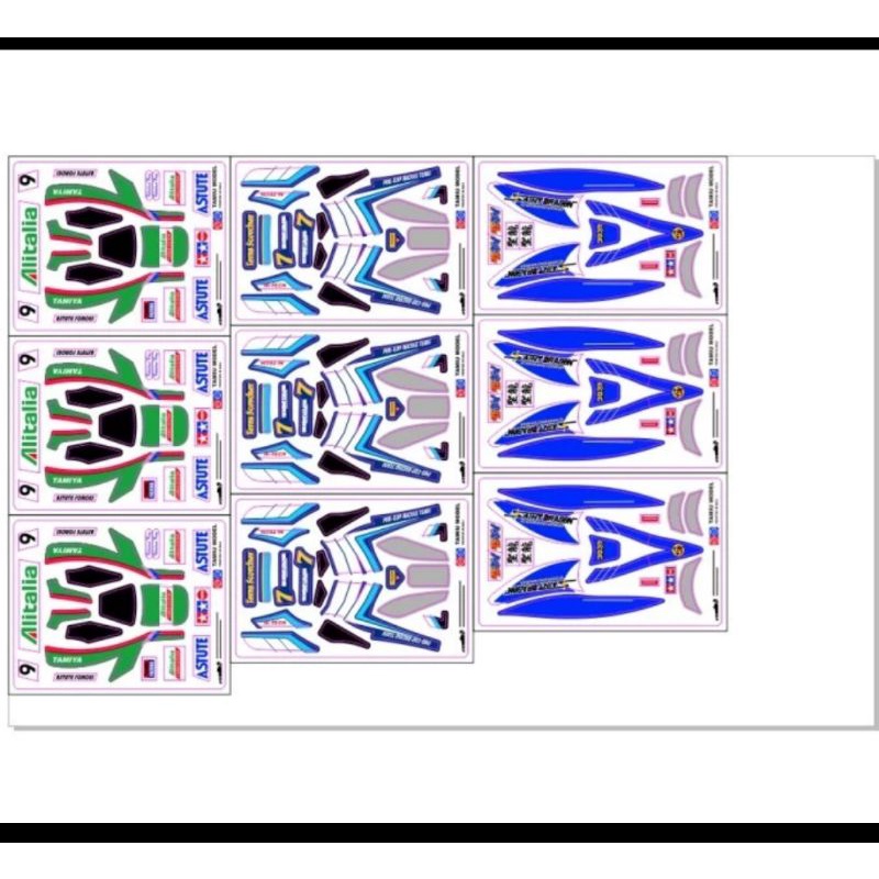 Jual Decal Mini 4WD 3 Jenis Berbeda | Shopee Indonesia