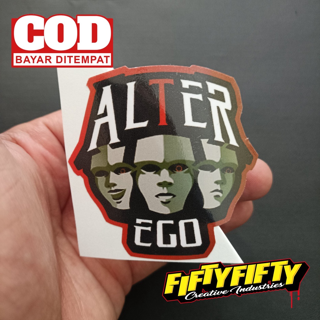 Jual Stiker Print Cut ESPORT ALTER EGO Stiker Printing Laminasi Glossy ...