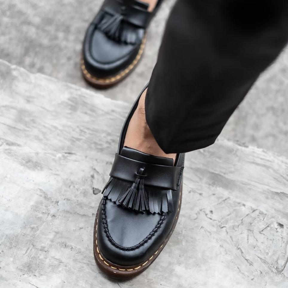 Jual Sepatu Loafers Casual Pria Wanita Kulit Formal Kuliah Penny Loafer ...