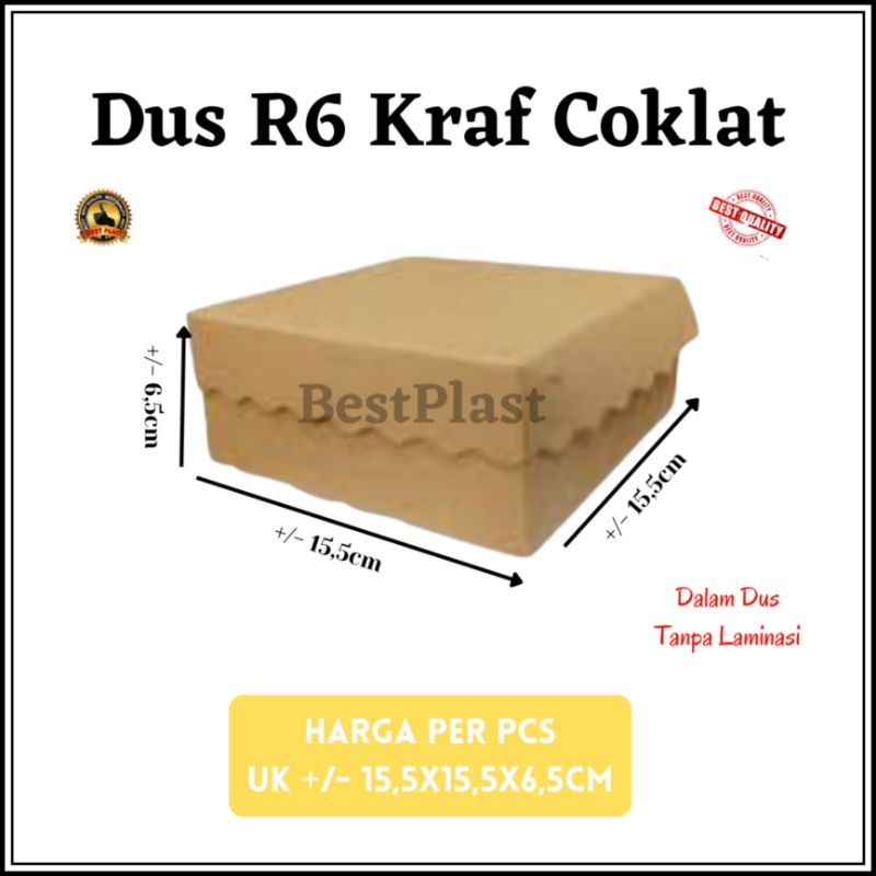 Jual Dus Kraf Coklat Ukuran R6 tebal | Shopee Indonesia