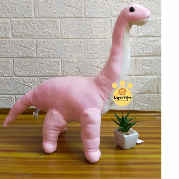 Jual Boneka Dinosaurus Brontosaurus by Seulgi - Merah Muda | Shopee ...
