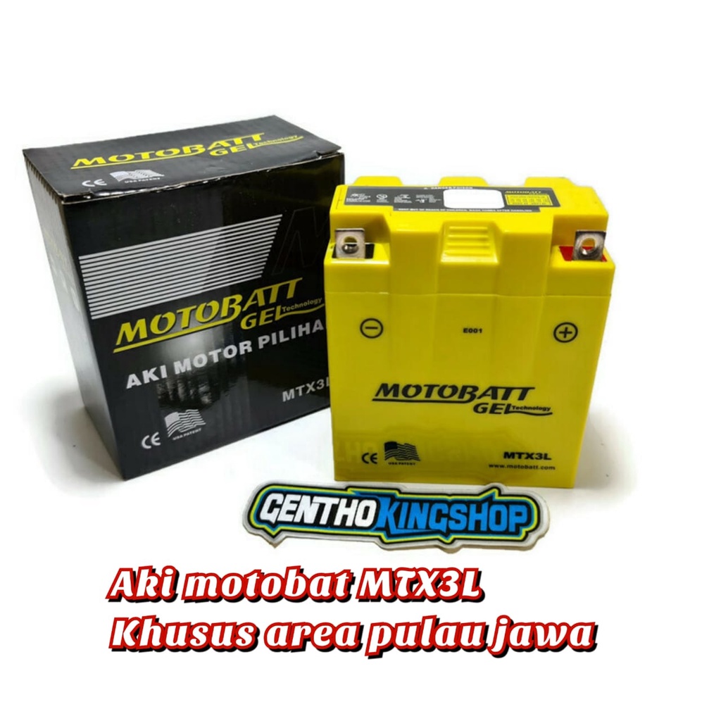 Jual Aki motobatt rx king ninja MTX3L | Shopee Indonesia