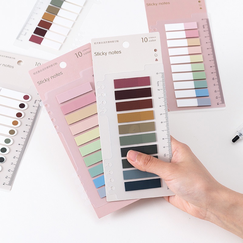 Jual Colorful 10 Bookside Label Sticky Notes | Shopee Indonesia
