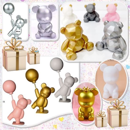 Jual Topper Bear Beruang hiasan cake kue ultah birthday pesta ulang ...