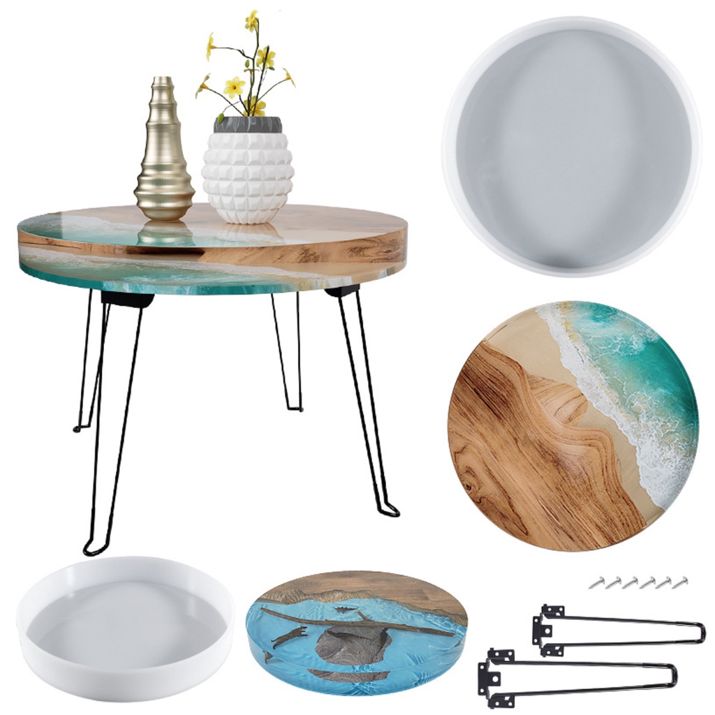 Jual Deep Mold Table Top Round Cetakan Meja Resin | Shopee Indonesia