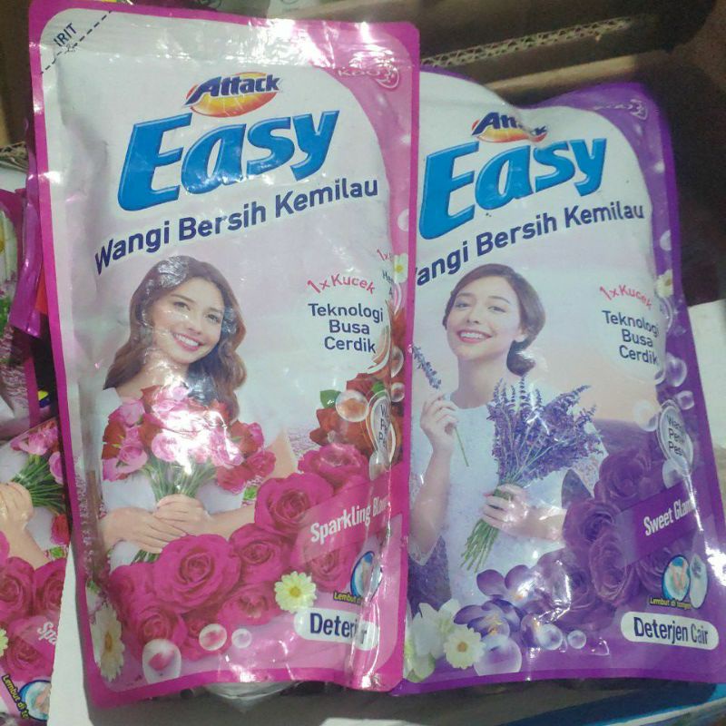 Jual New Attack Easy Sabun cuci cair 750ml | Shopee Indonesia