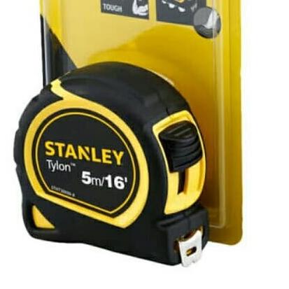 Jual Meteran ukur 5m x 19mm Tylon Tape Stanley STHT30696 | Shopee Indonesia