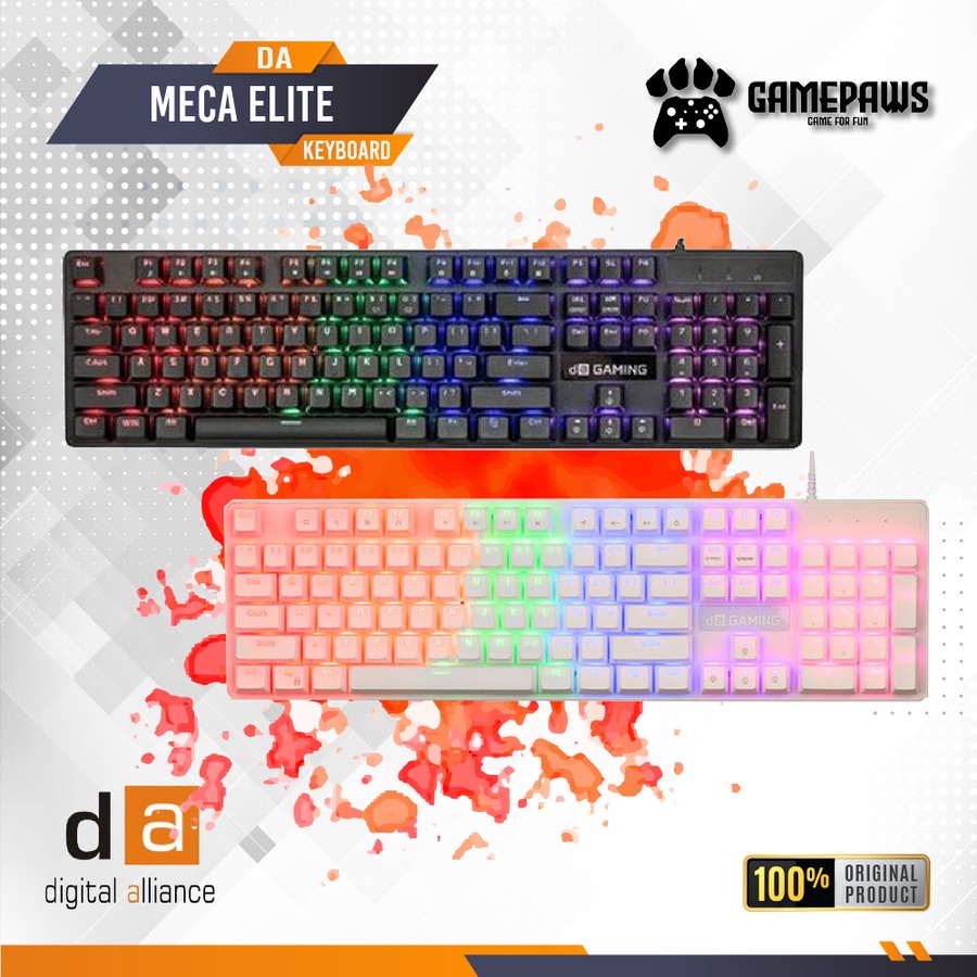 Jual Digital Alliance Meca Elite Fullsize Mechanical Keyboard Gaming ...