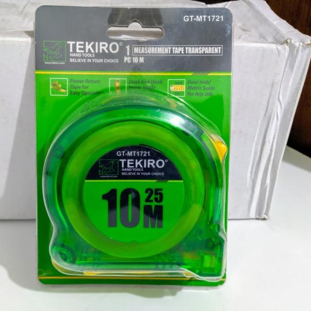Jual Meteran transparan 10 meter TEKIRO GT-MT 1721 | Shopee Indonesia