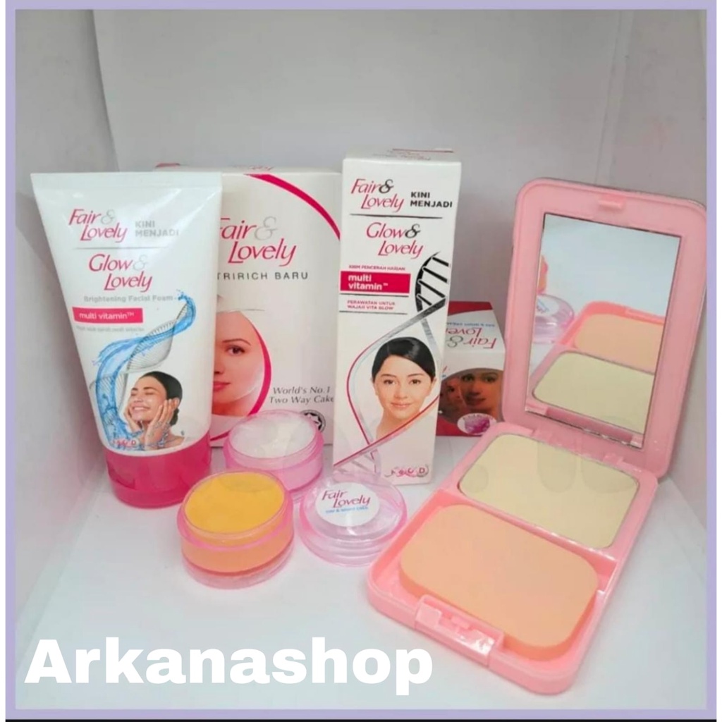 Jual Paket Glowing Fair & Lovely Super Lengkap Komplit 4in1 / Paket ...