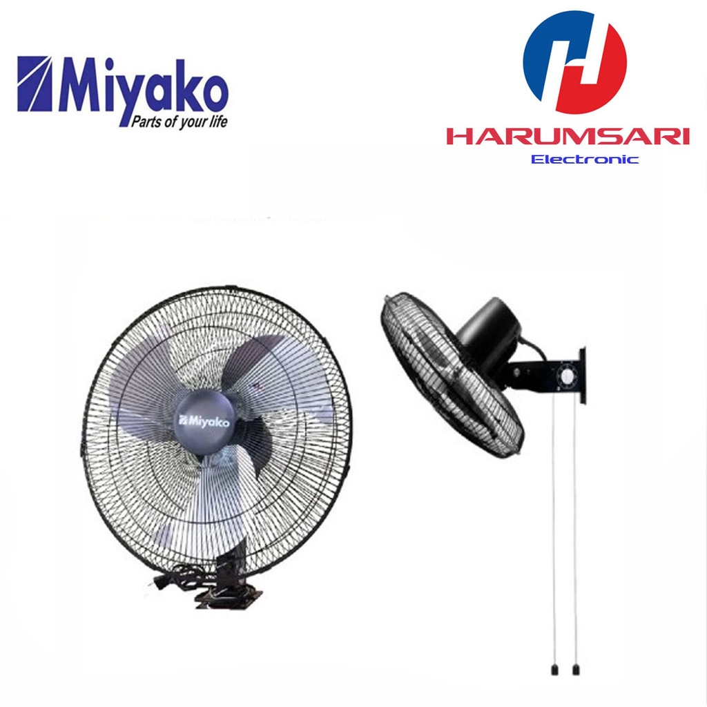 Jual MIYAKO Kipas Angin Dinding Tembok/Wall Fan Baling Besi 18 Inch KDB-18 | Shopee Indonesia