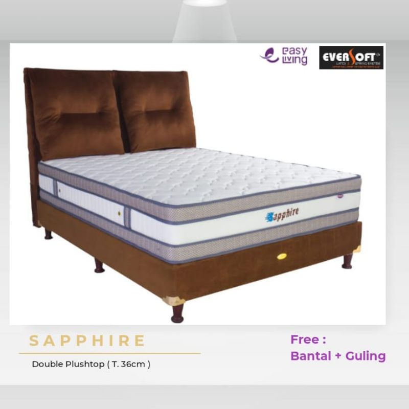 Jual Eversoft Springbed SAPPHIRE Double Plushtop | Shopee Indonesia