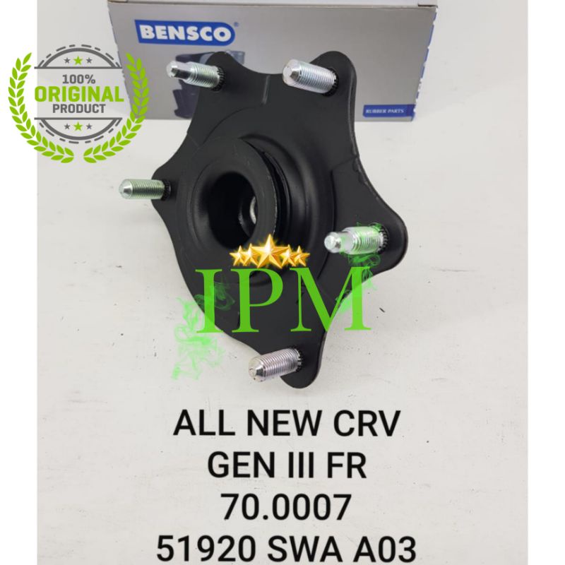 Jual SUPPORT SHOCK DEPAN STRUT MOUNT HONDA ALL NEW CRV GEN3 ORI BENSCO ...
