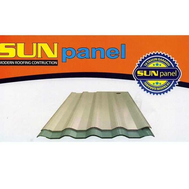 Jual Atap uPVC Sunpanel 12mm (Putih, Biru, dan Semi-Transparan) Sun ...