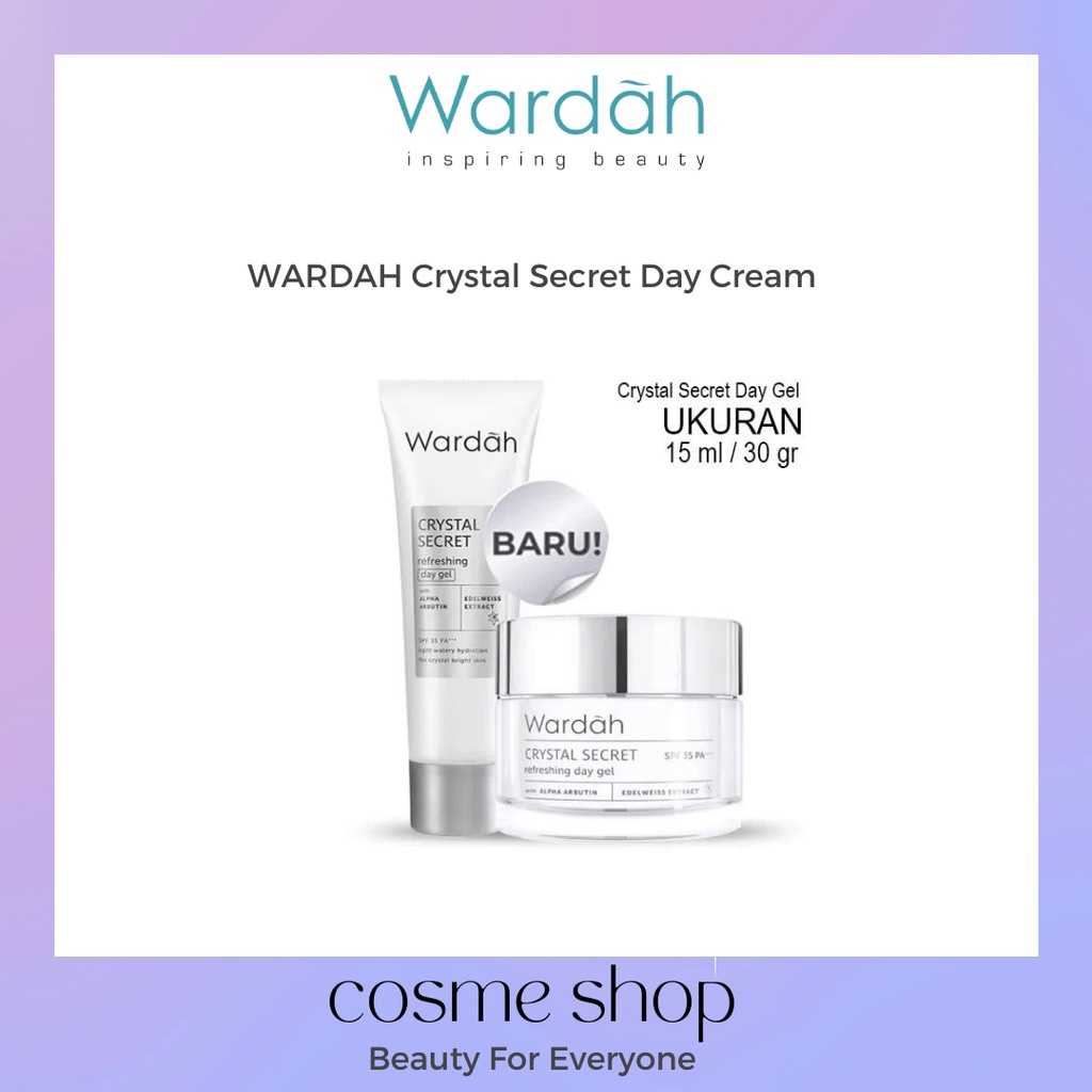 Jual Wardah Crystal Secret Day Cream | Shopee Indonesia