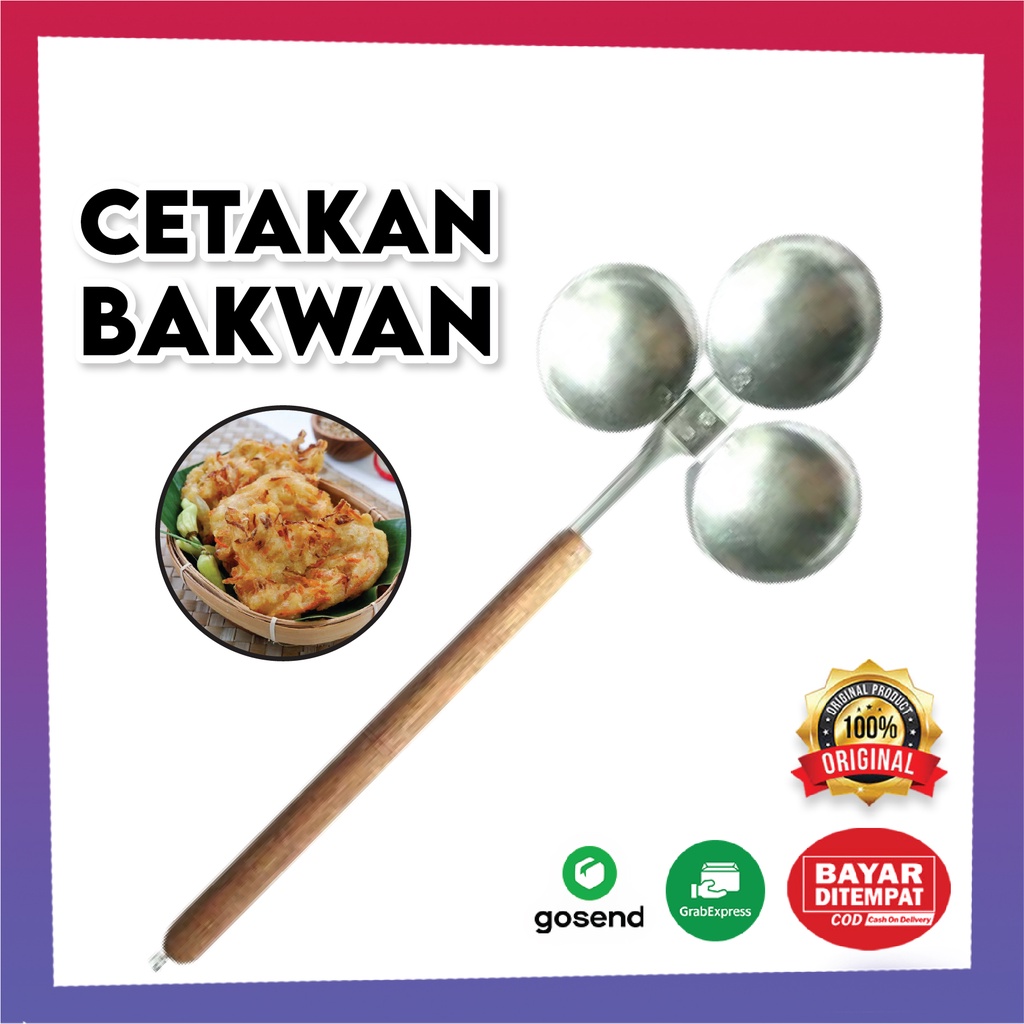 Jual IRUS WECI CETAKAN OTE-OTE Gorengan Bakwan Jagung Bala-Bala Centong Sutil Gagang Kayu ...