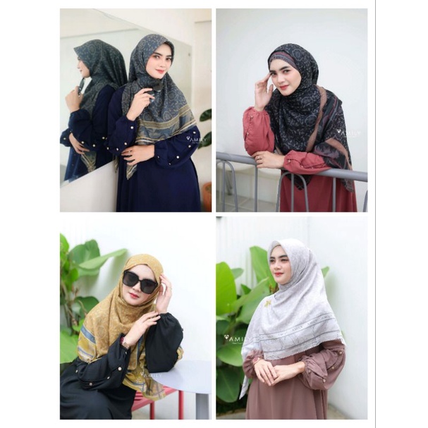 Jual [AGEN RESMI] GRANADA SIGNATURE SCARF BY AMILY UKURAN STANDAR ...