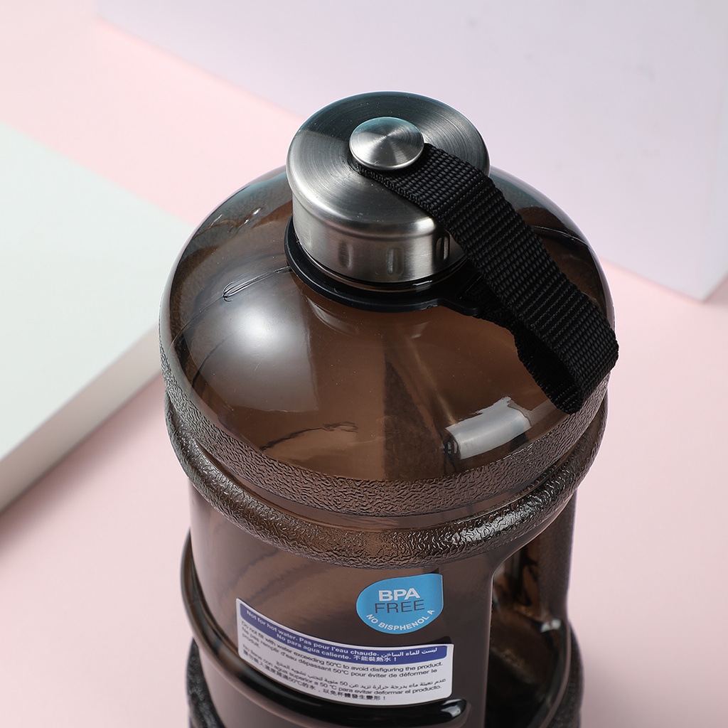 Jual MINISO Botol Minum Plastic 2.2L Kapasitas Super Besar Botol BPA Free Air Dingin Botol Minum ...