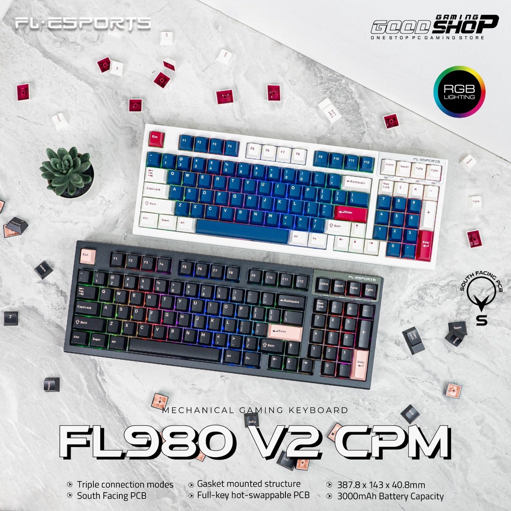 Jual FL Esports FL980 V2 CPM Hotswap - Mechanical Gaming Keyboard ...