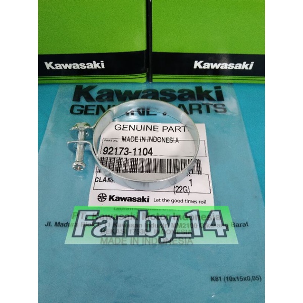 Jual Klem Clamp Kecil Karet Box Filter Saringan Udara Ninja RR New RR ...