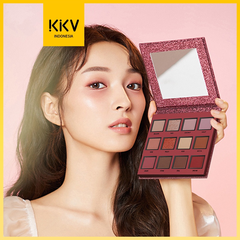 Jual KKV - FEBBLE Carnival Series 12 Color Eyeshadow Sweetheart Rose ...