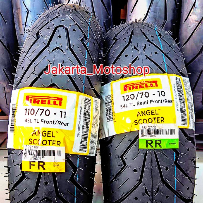 Jual PAKET VESPA Lx S 110/70-11 & 120/70-10 PIRELLI ANGEL SCOOTER ...