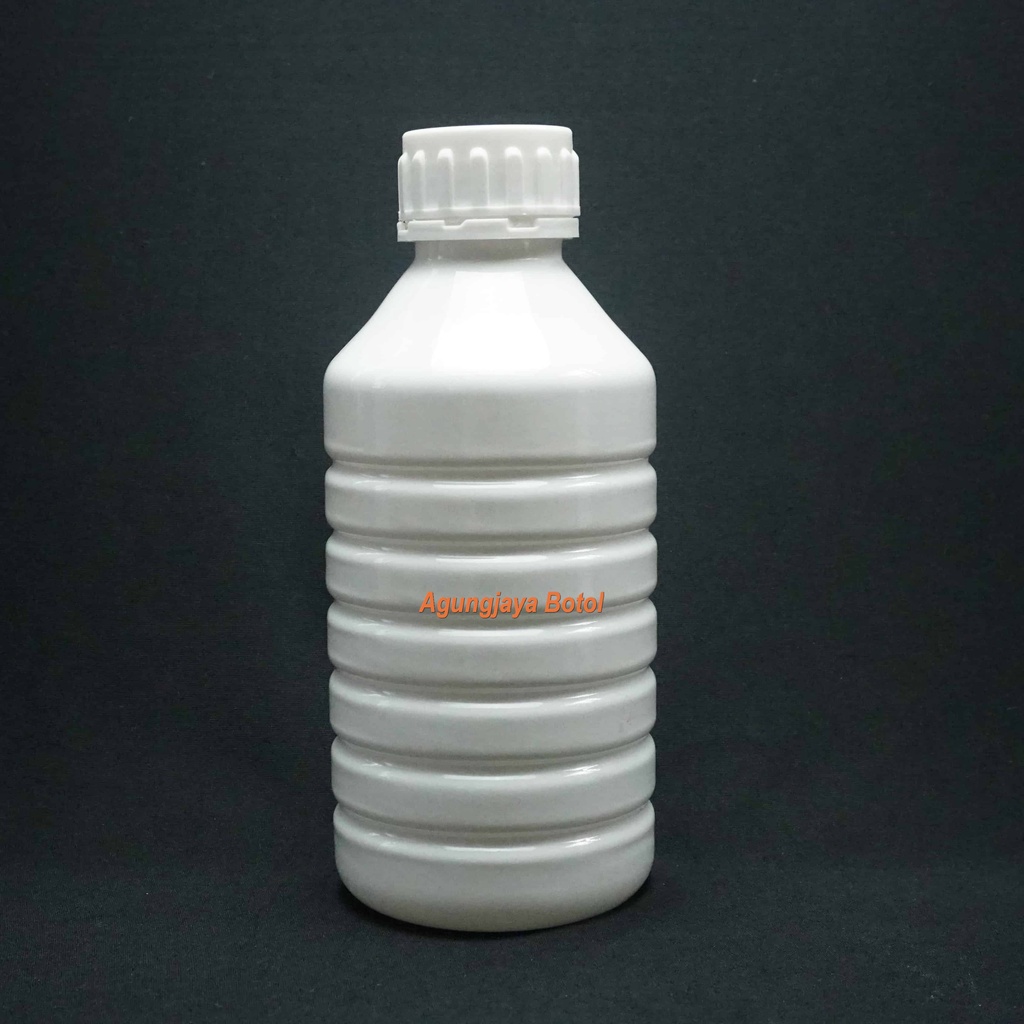 Jual Botol Pet 1 Liter PS Putih Glossy Segel Besar / Botol Plastik ...