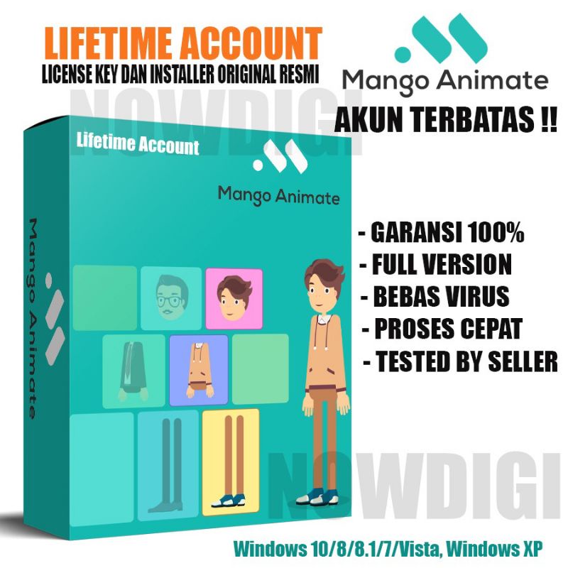 Jual Aplikasi Karakter animasi 2d Mango animate | Shopee Indonesia