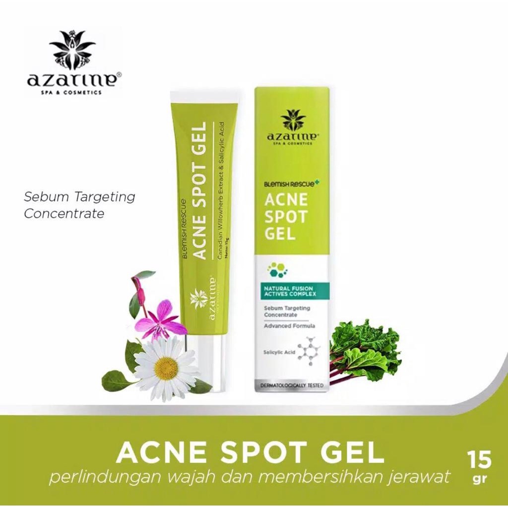 Jual AZARINE BLEMISH RESCUE ACNE SPOT GEL 15G | Shopee Indonesia
