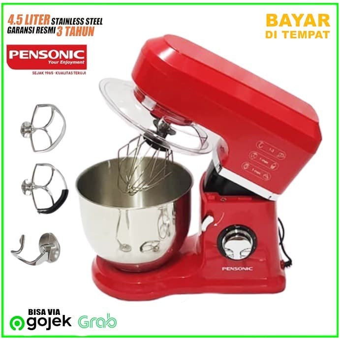 Jual Pensonic Standing Stand Mixer Com PMI-6002 Kapasitas Jumbo 4.5 ...