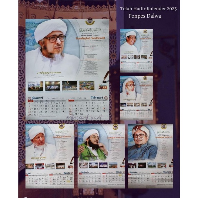 Jual kalender Dalwa 2025 foto habaib | Shopee Indonesia