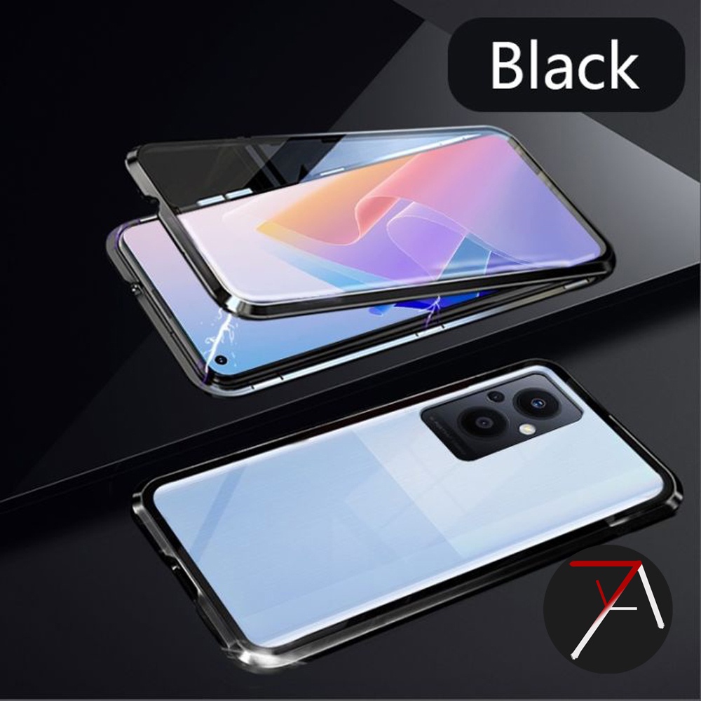Jual Oppo Reno7 Z Reno 7Z 7 Z 5G Double Side Glass Magnetic Case Cover ...