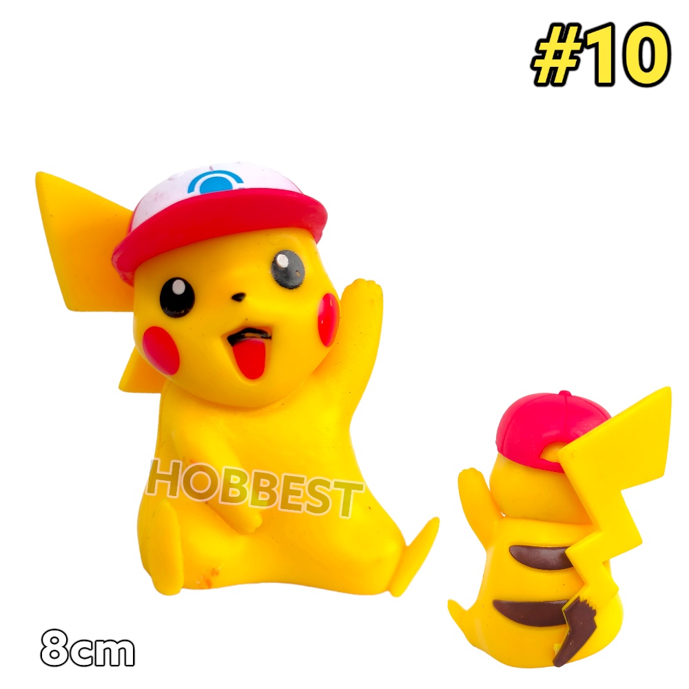 Jual Action Figure POKEMON PIKACHU (harga satuan) - Miniatur Topper Kue ...