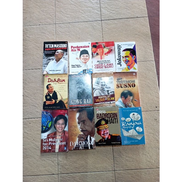 Jual ( OBRAL ) BUKU BIOGRAFI // BUKU TOKOH PAHLAWAN // BUKU TOKOH POLITIK // BUKU TOKOH ...