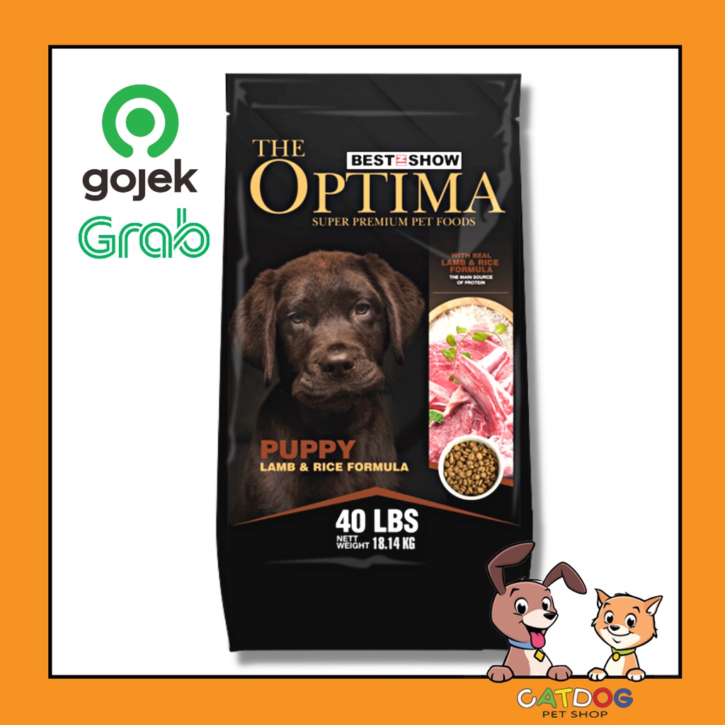 Jual Optima Dog Puppy Lamb 18kg (KHUSUS GOJEK GRAB) | Shopee Indonesia