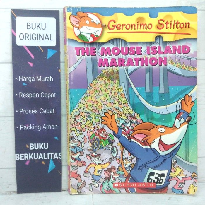 Jual Geronimo Stilton The Mouse Island Marathon Novel | Shopee Indonesia