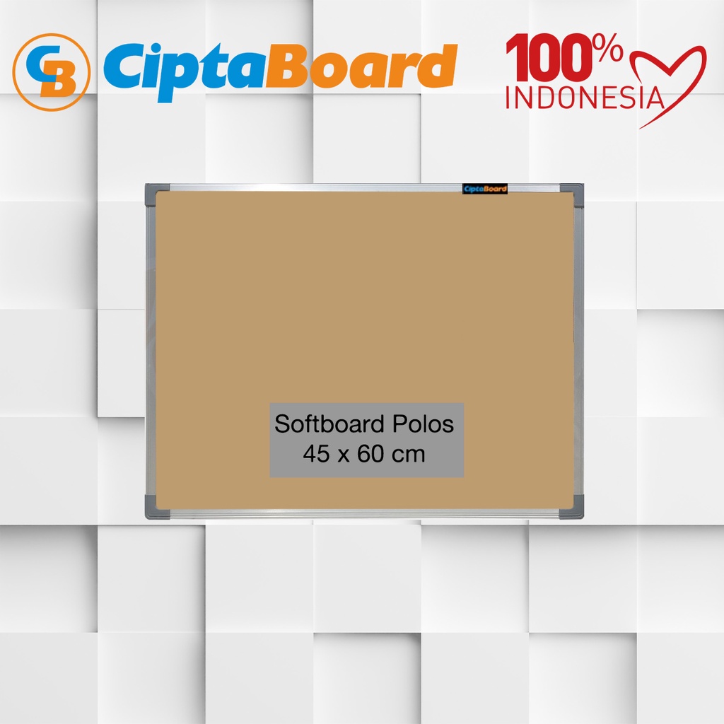 Jual Softboard / Cork Pin Board / Papan Mading Gantung Cipta 45 x 60 cm ...