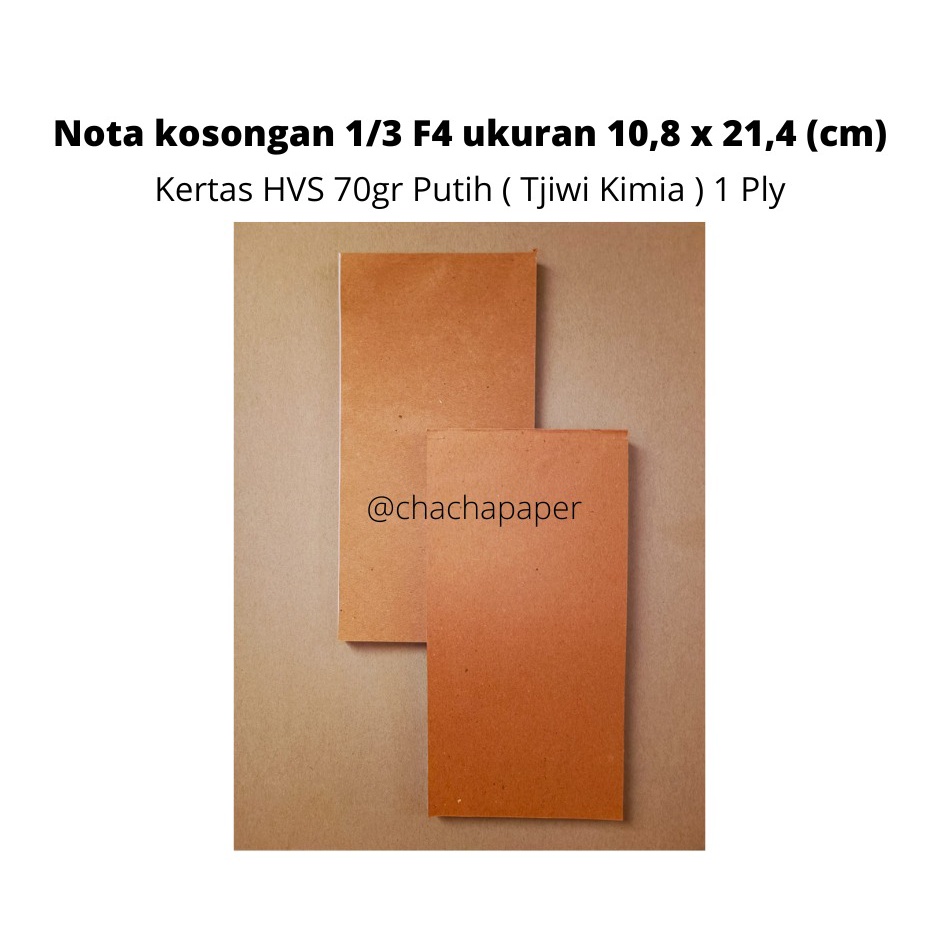 Jual NOTA KOSONGAN HVS | Shopee Indonesia