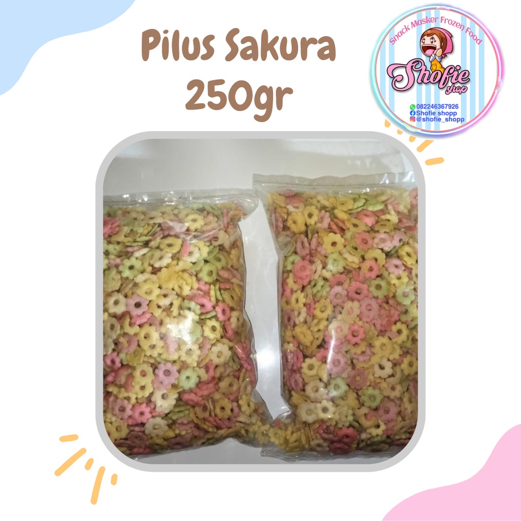 Jual Pilus Sakura Manis Gurih 250 gram | Shopee Indonesia