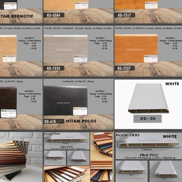Jual PLIN LANTAI PVC,LIS LANTAI PVC , LIS TEMBOK PVC / Lis parket ...