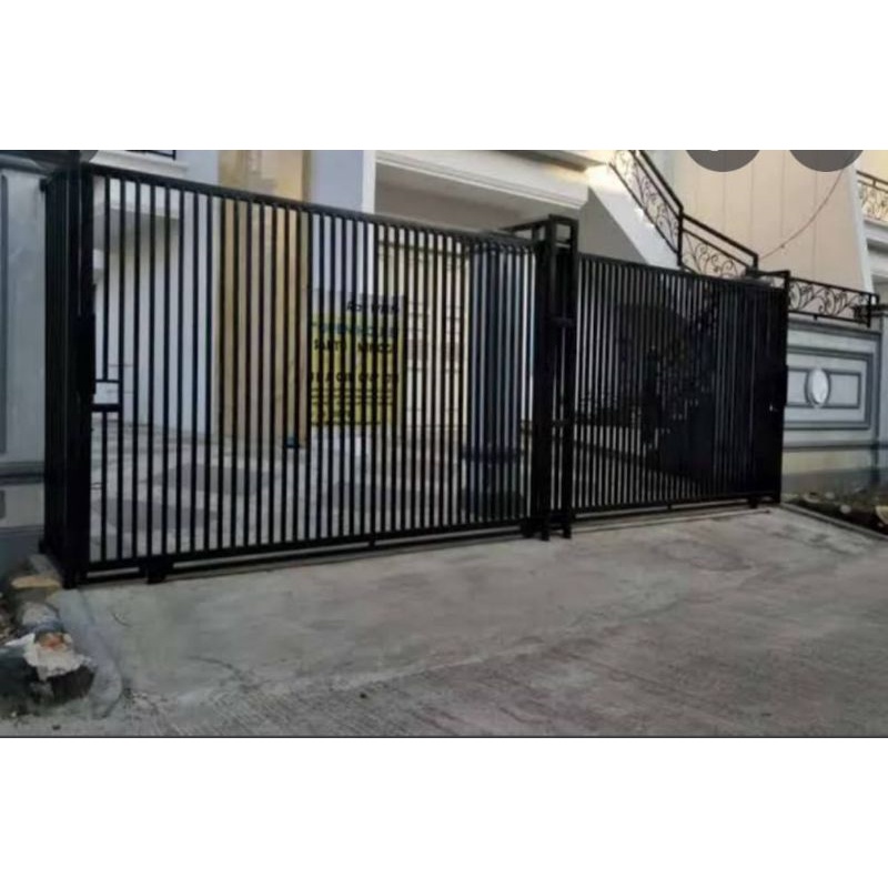 Jual pagar rumah geser minimalis | Shopee Indonesia