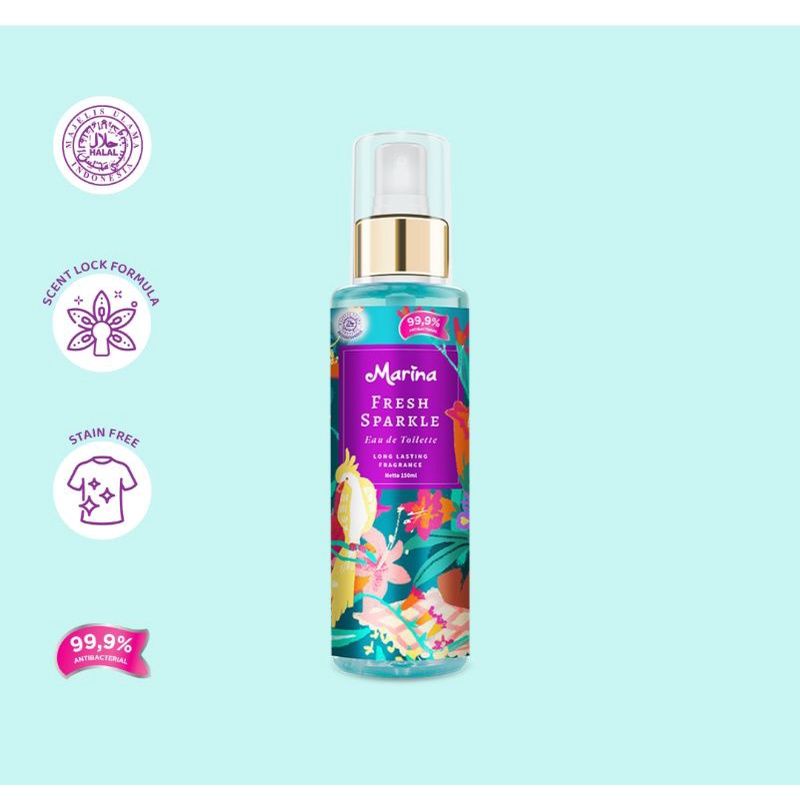 Jual MARINA body mist FRESH SPARKLE decant/vial/share in bottle ...