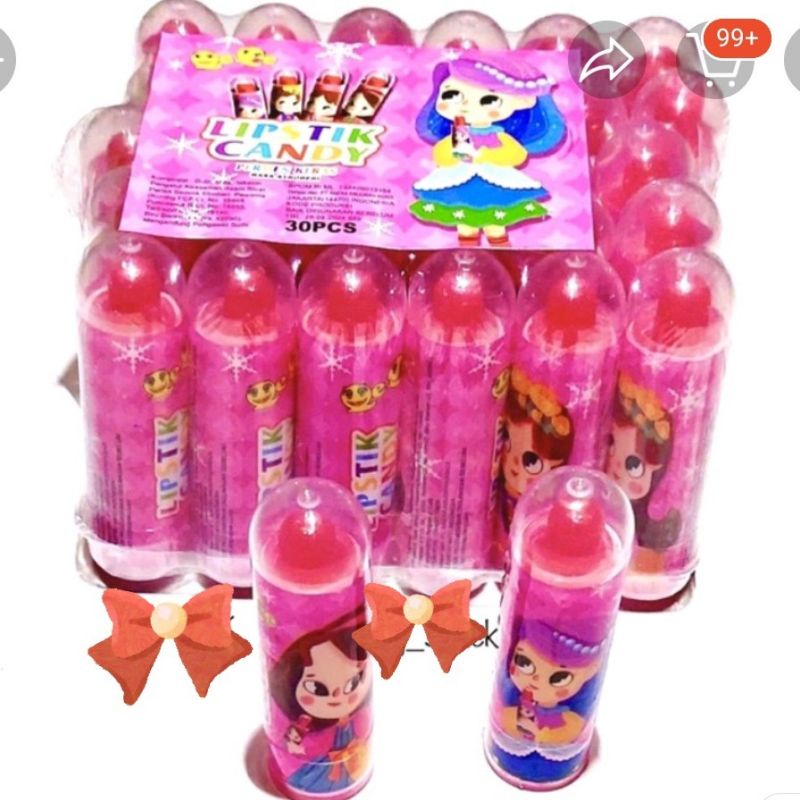 Jual Permen Lipstick Candy 1 Pack isi 30 Pcs | Shopee Indonesia
