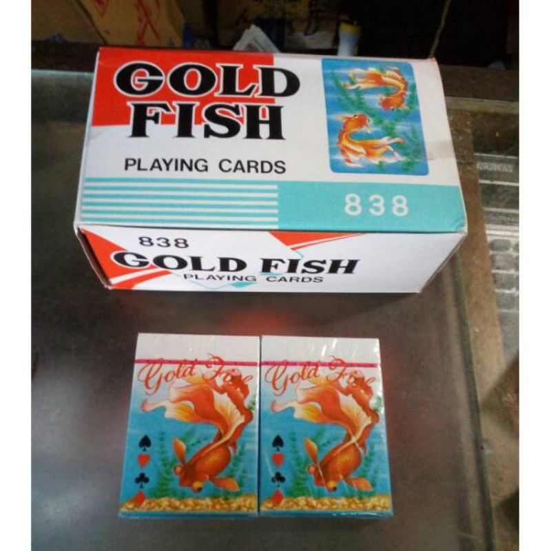 Jual Kartu remi goldfish playing cards | Shopee Indonesia