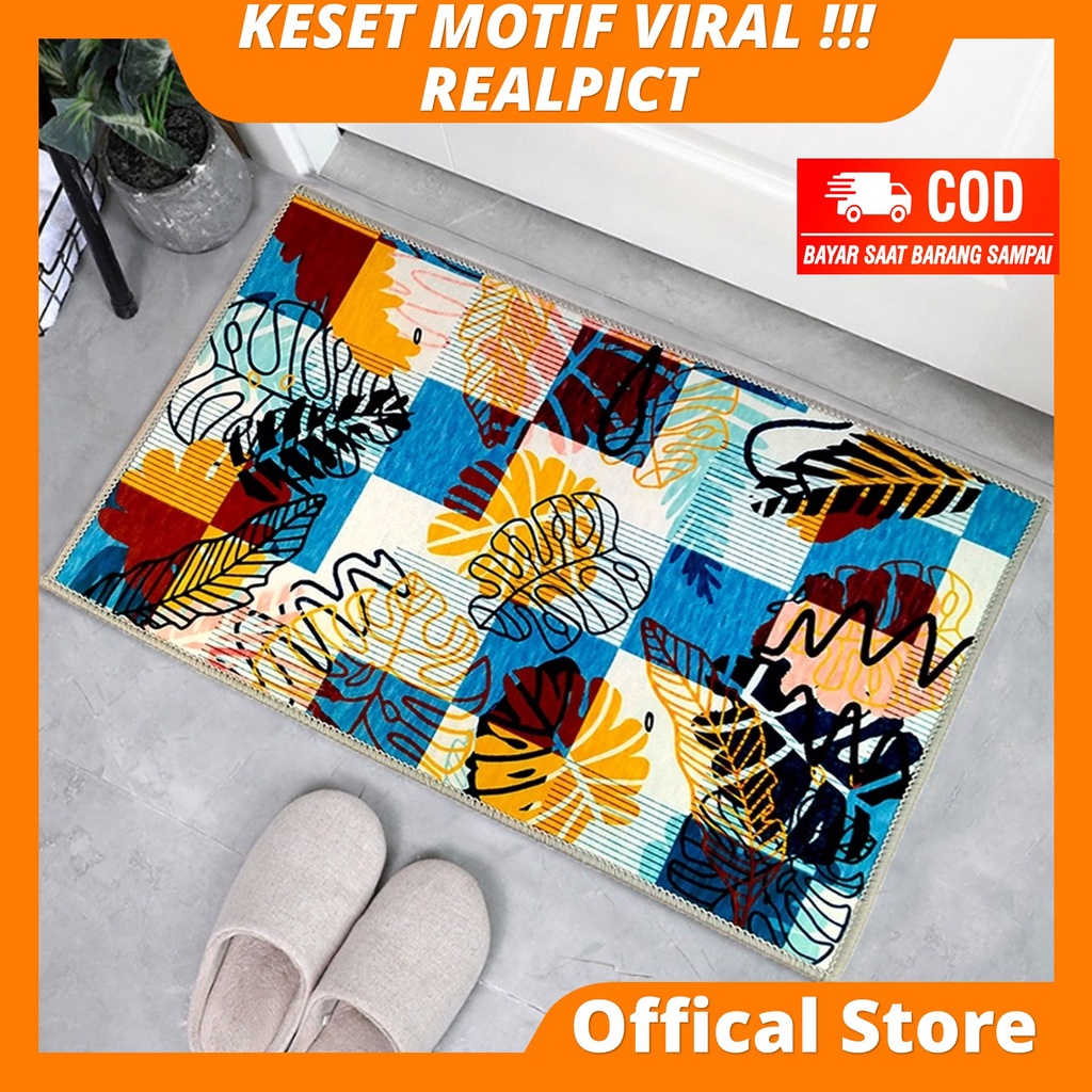 Jual Keset Kamar Tidur Aesthetic Anti Slip 40x60cm Karakter Lucu Desain ...