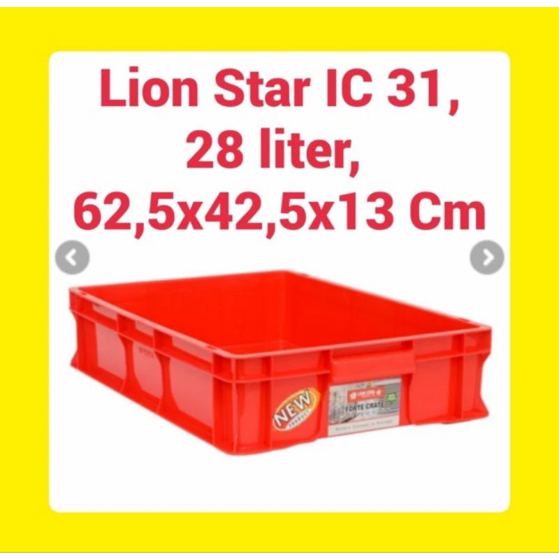 Jual container industri lion star segi/kotak, IC 31,Volume 28 liter ...
